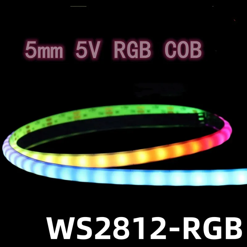 5mm-PCB-DC-5V-COB-LED-Strip-Smart-Light-Individually-Addressable-160LED ...