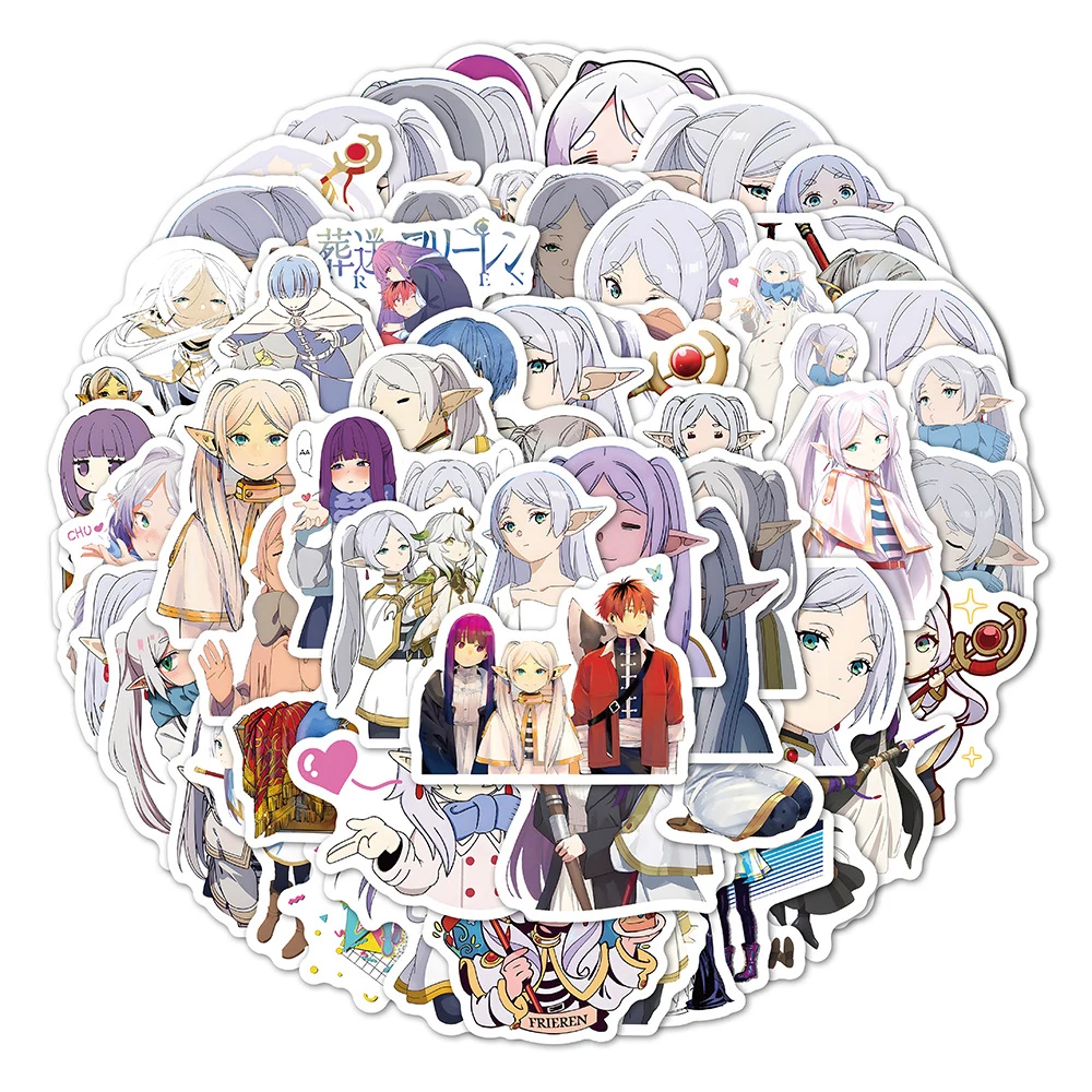 10-30-60pcs-Frieren-at-The-Funeral-Anime-Stickers-Himmel-Fern-Eisen ...