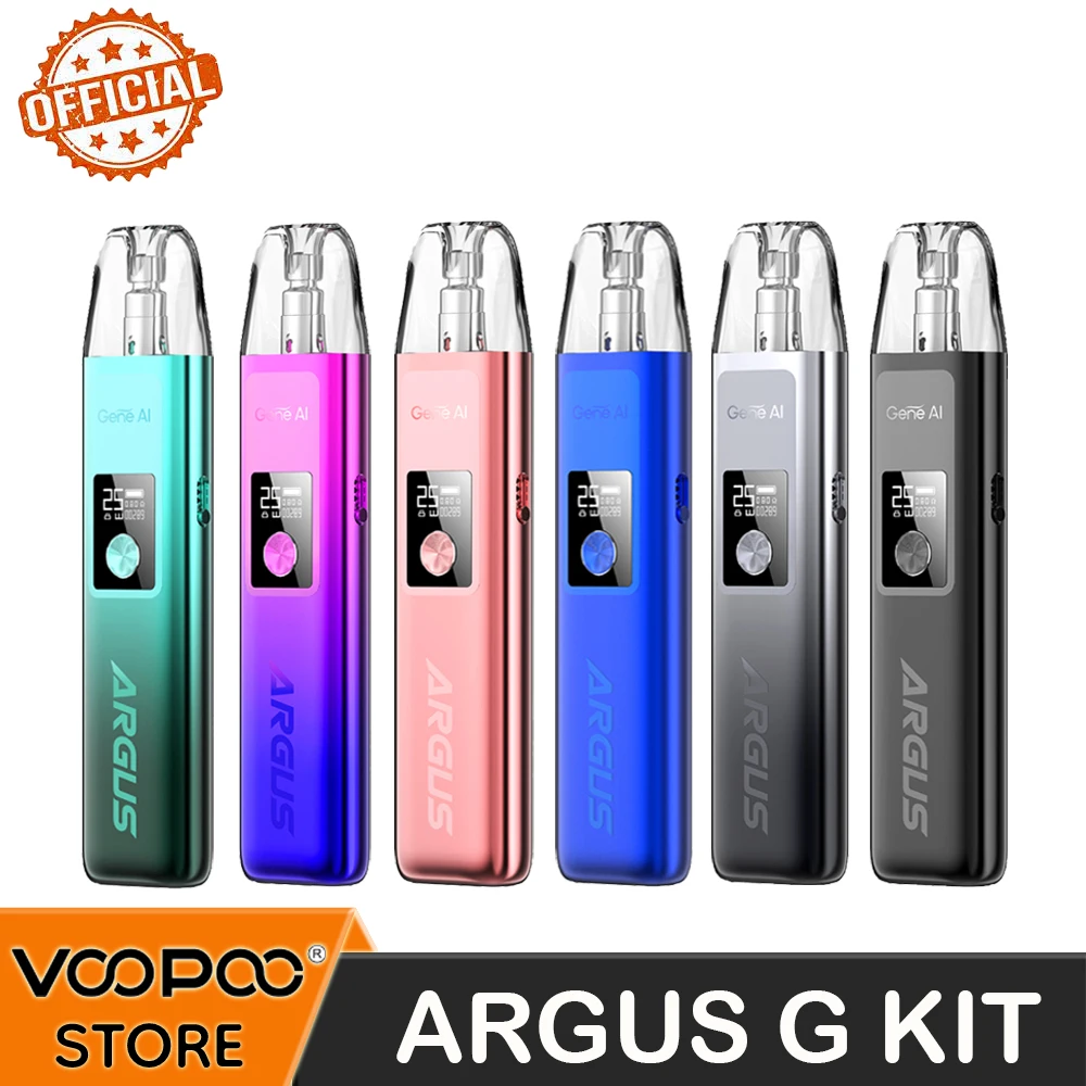 Original VOOPOO Argus G Kit 25W Vape 1000mAh Battery 2ml 0.7/1.2ohm ...