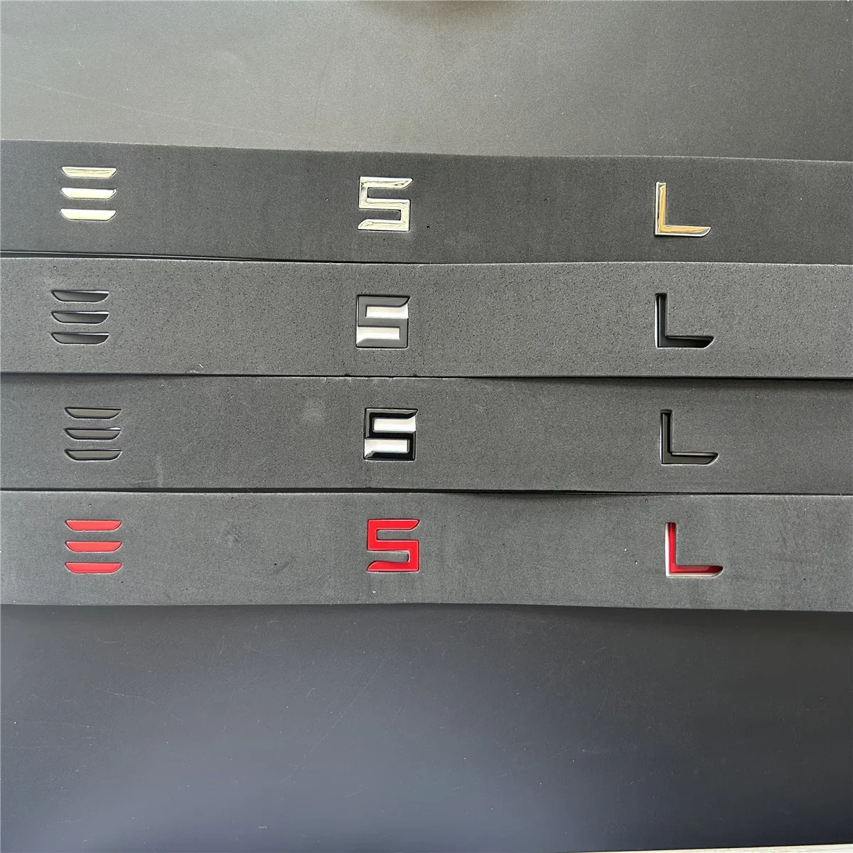 ABS-Car-Front-Rear-Emblem-Sticker-Black-for-Tesla-Model-3-Y-Auto-Tail ...