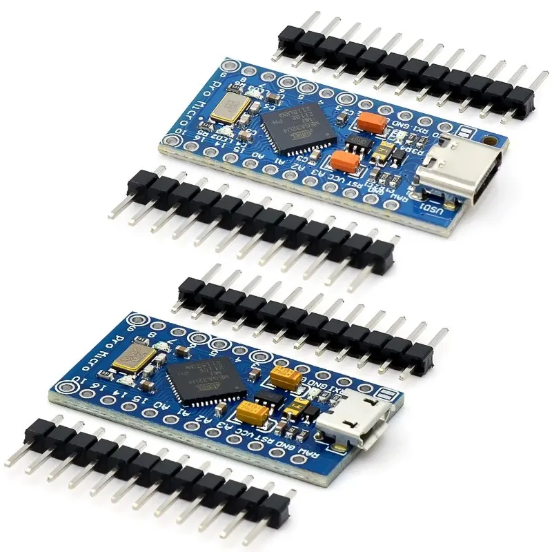 New-Pro-Micro-for-arduino-ATmega32U4-5V-16MHz-Module-with-2-row-pin ...