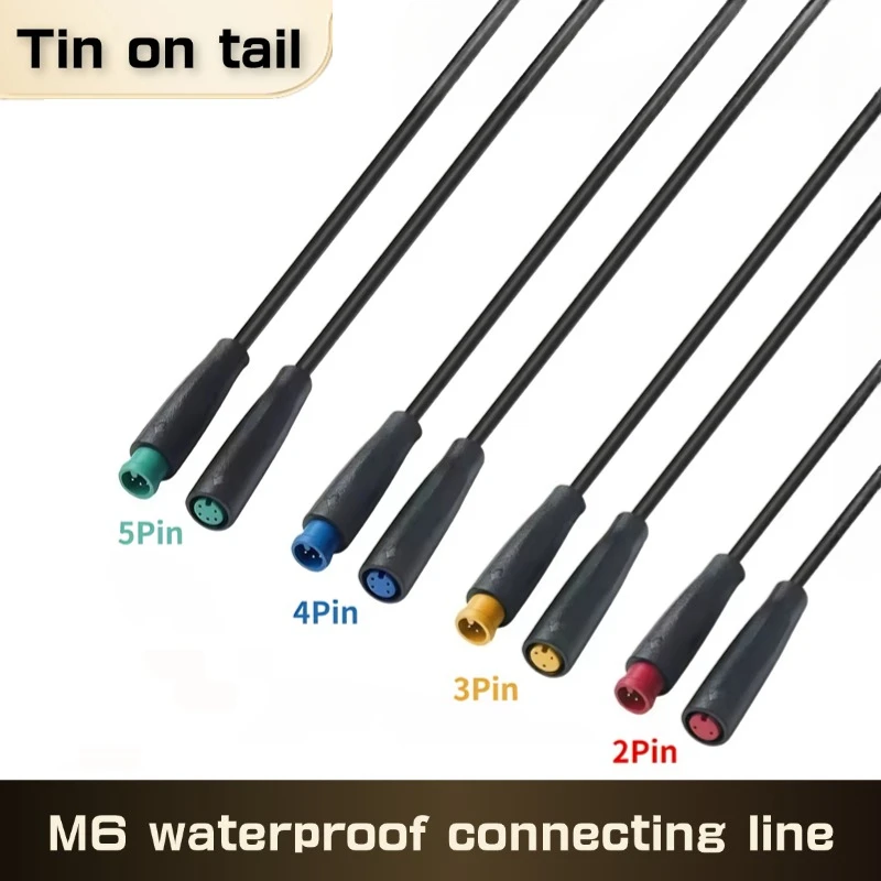 M6-2-3-4-5-Pin-Electric-Butt-Plug-Connector-Wiring-Line-Scooter-Brake ...