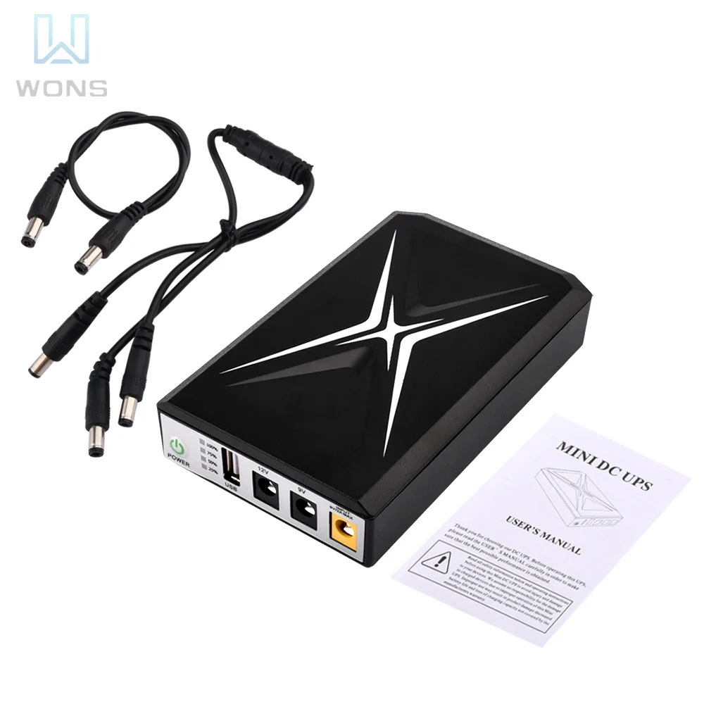 10400mAh Uninterruptible Power Supply Mini UPS Battery Backup for ...