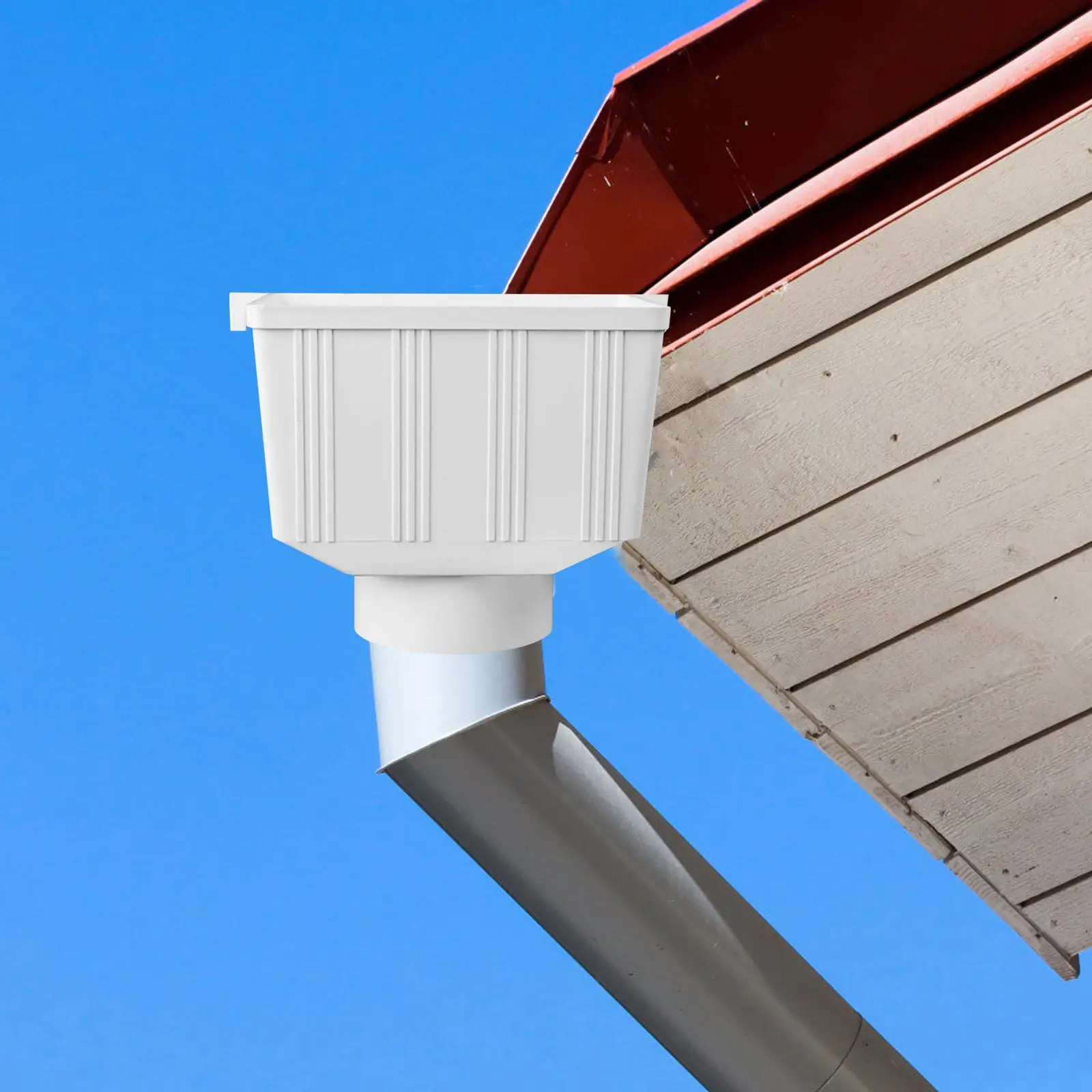 Rainwater Collector Diverter For Rain Diverter - PVC Splash Block ...