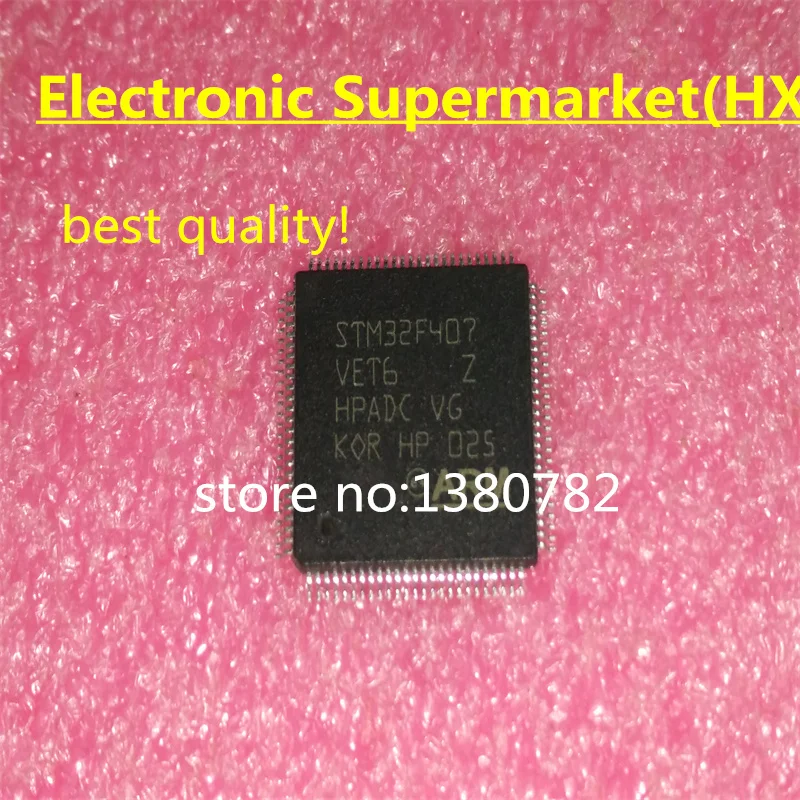 ¡Envío gratis 10 unids/lote STM32F407VET6 QFP 100 nuevo IC original en stock!| | - AliExpress