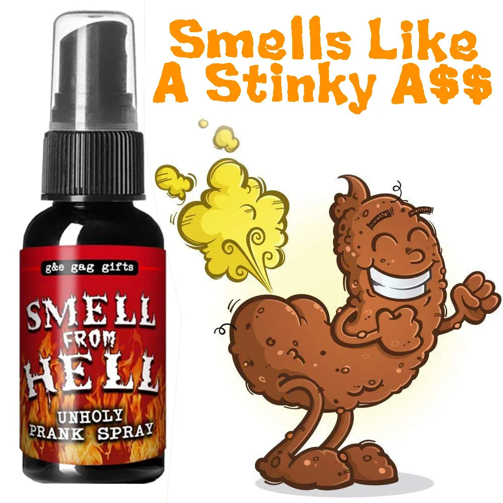 New 30ml Novelty Liquid Fart Gag Prank Joke Spray Can Stink Bomb Smelly ...