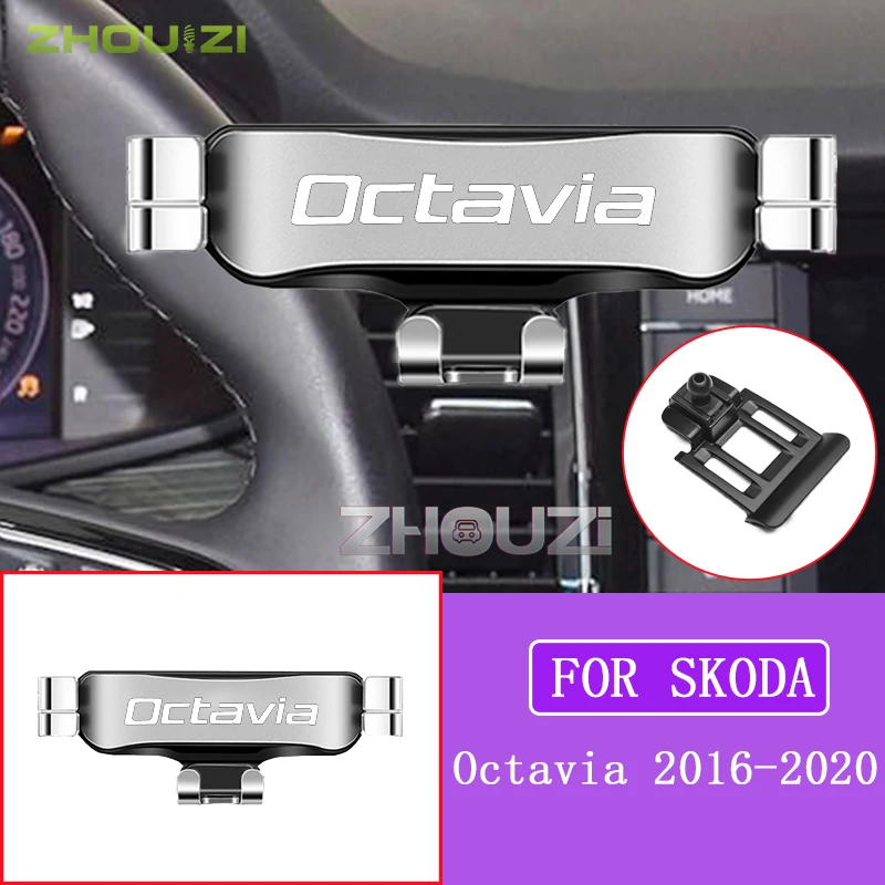 Car-Mobile-Phone-Holder-For-Skoda-Octavia-2016-2022-Air-Vent-Mounts ...