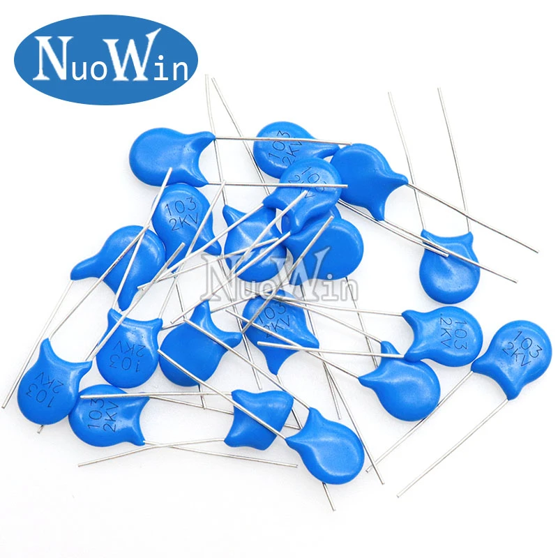 20PCS 2KV 18PF 33PF 47PF 82PF 100PF 150PF 220PF 470PF 102 222 332 472 ...