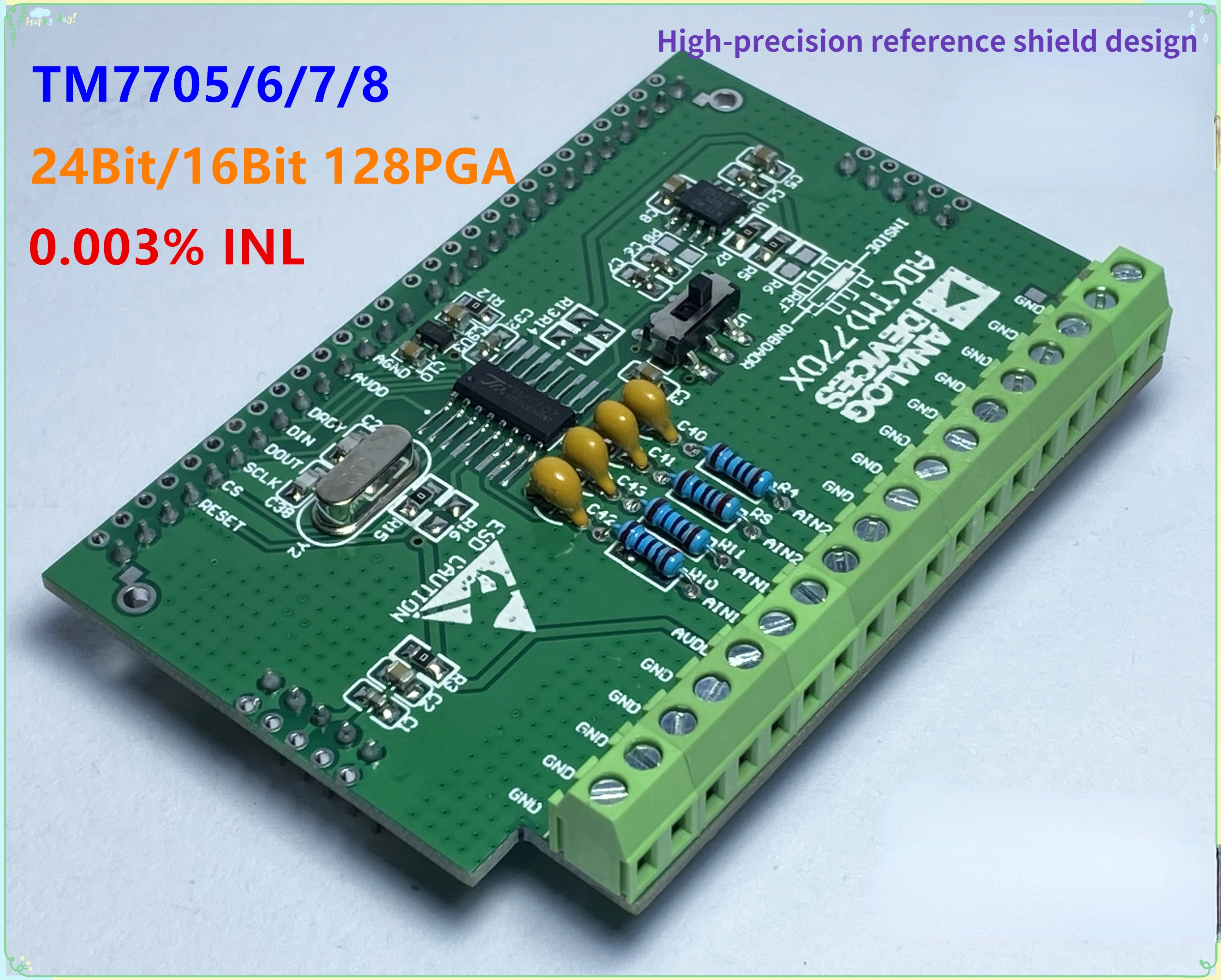 TM7707 모듈 TM7705 모듈 TM7708 24 비트 ADC 고정밀 ADC ADC 모듈|공구 부품| - AliExpress