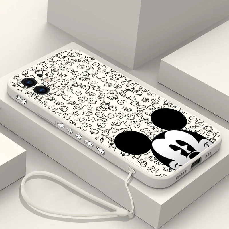 Cute-Cartoon-Disney-Mickey-Mouse-Phone-Case-For-iPhone-15-14-13-12-11 ...
