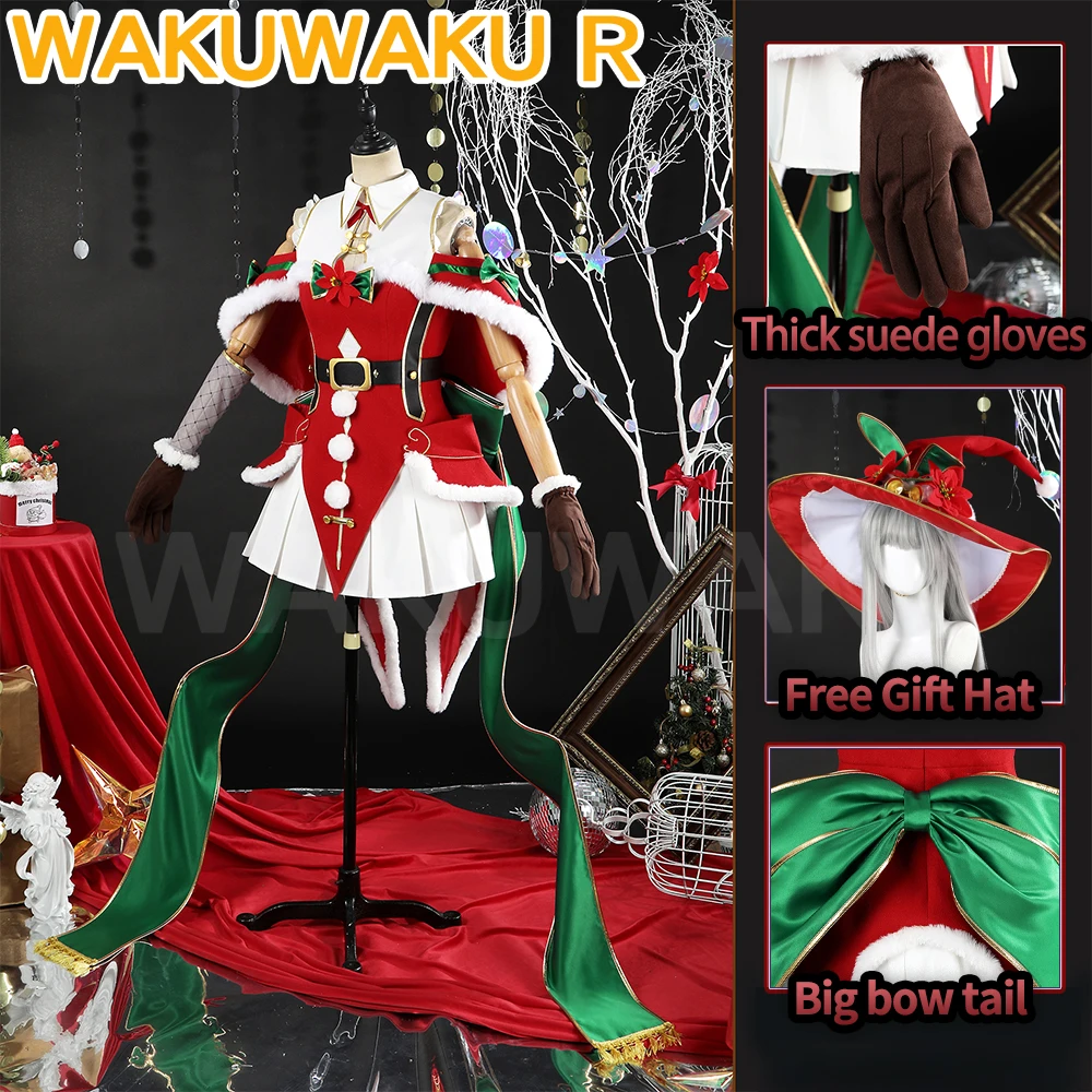 Emilia Cosplay Costume Anime RE: ZERO【XS-2XL】WakuWaku-R Women Christmas ...