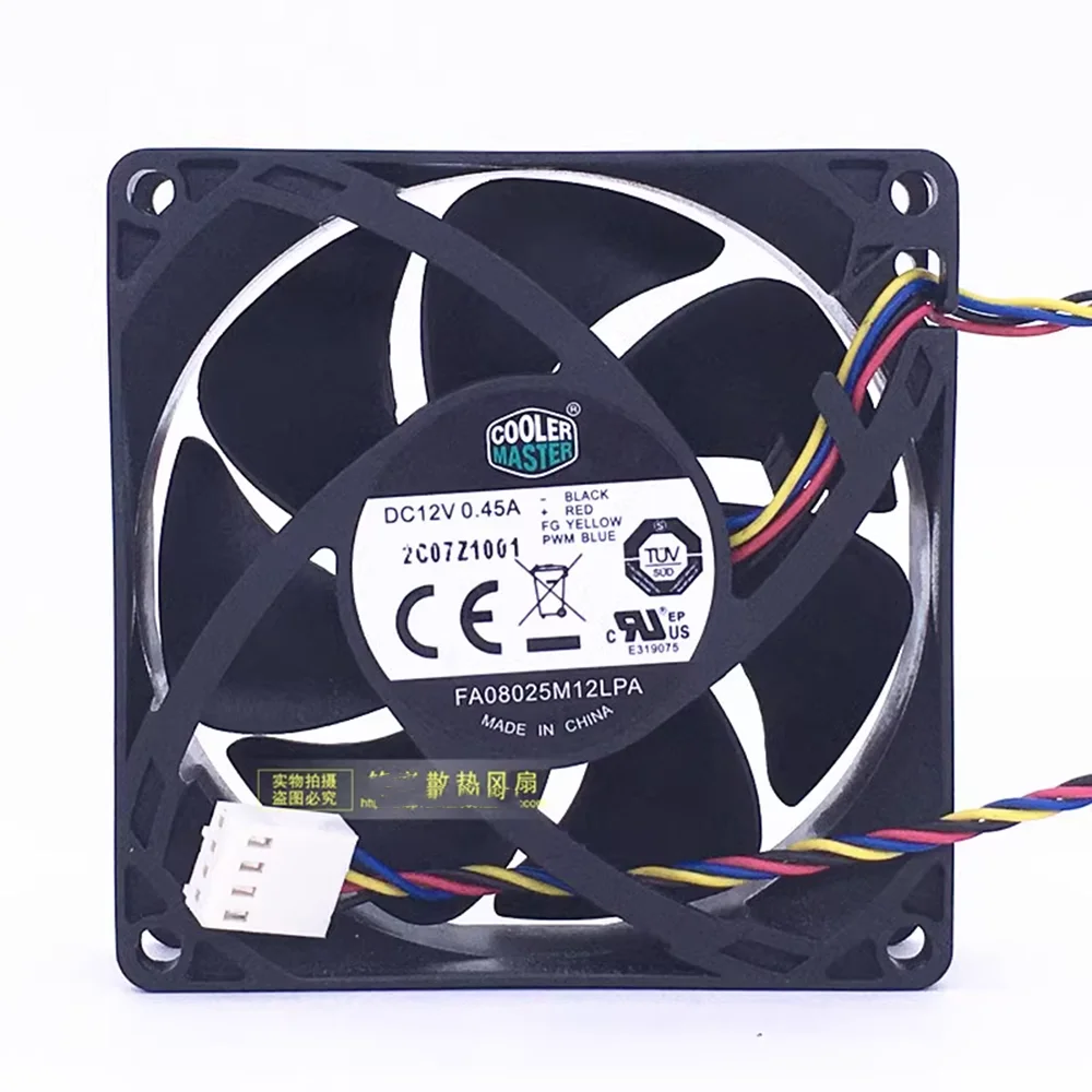 PWM-Fans-for-Cooler-Master-FA08025M12LPA-8025-80MM-8cm-Computer-Case ...