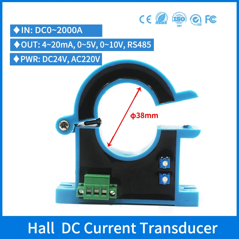 Open Loop Split Core CT Current Transformer Converter DC Current ...