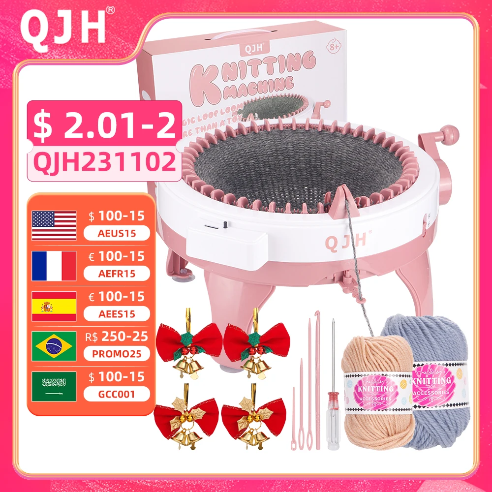 Sentro-48-Needles-Smart-Weaving-Loom-Round-Spinning-Knitting-Machines ...