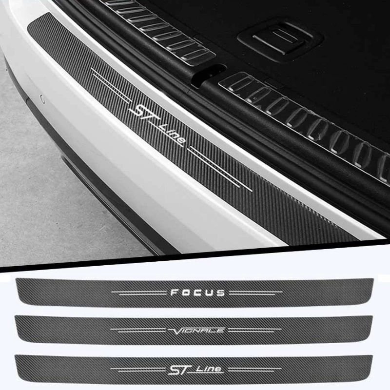 자동차 트렁크 테일 장식 보호 스티커 범퍼 테이프 포드 St 라인 비닐 포커스 F150 피에스타 레인저 익스플로러