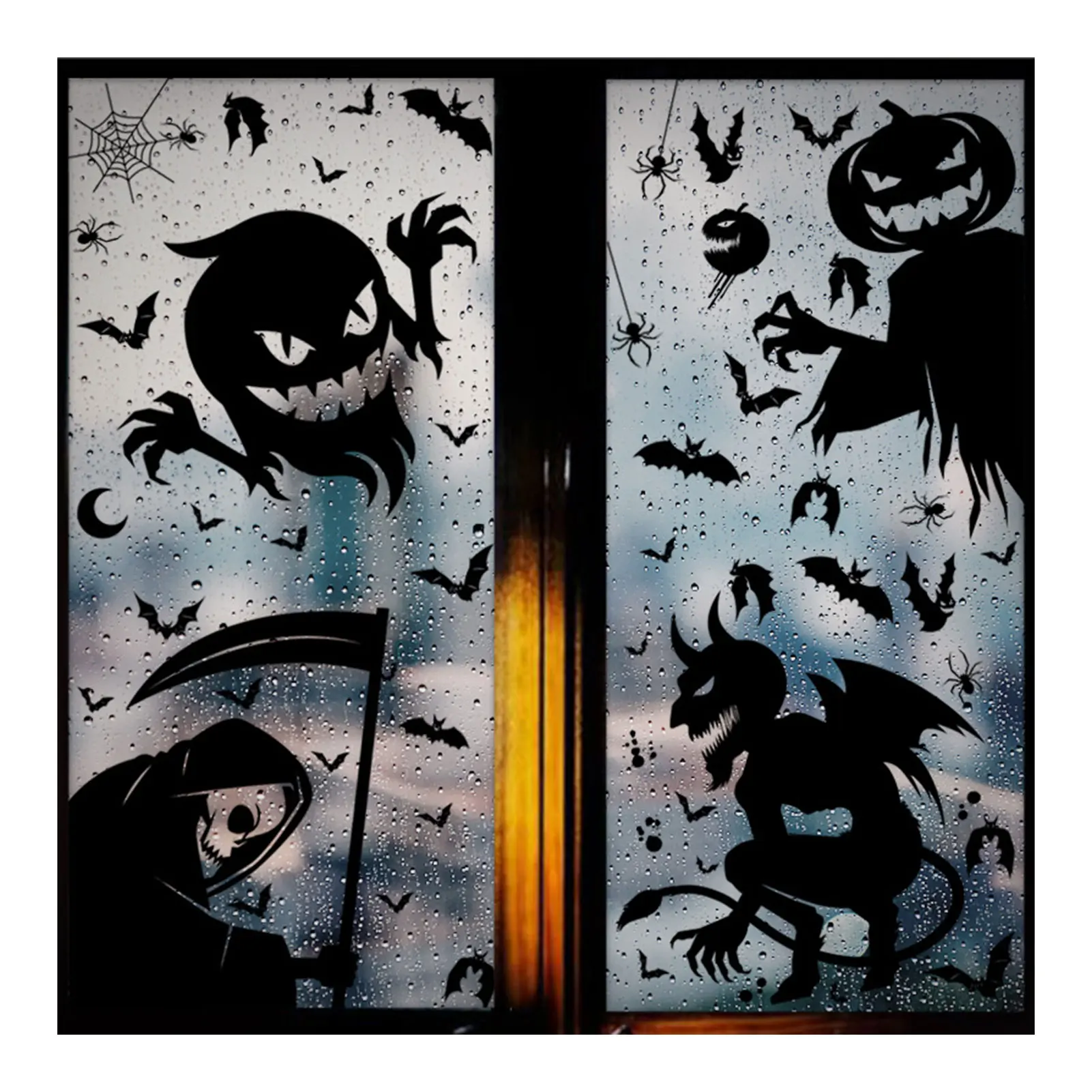 Nightmare Before Christmas Window Silhouette
