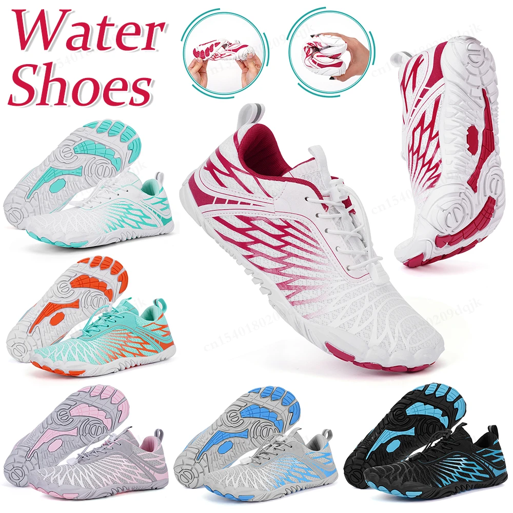Water Shoes For Women Men Summer Beach Five Fingers Barefoot Swimming ...