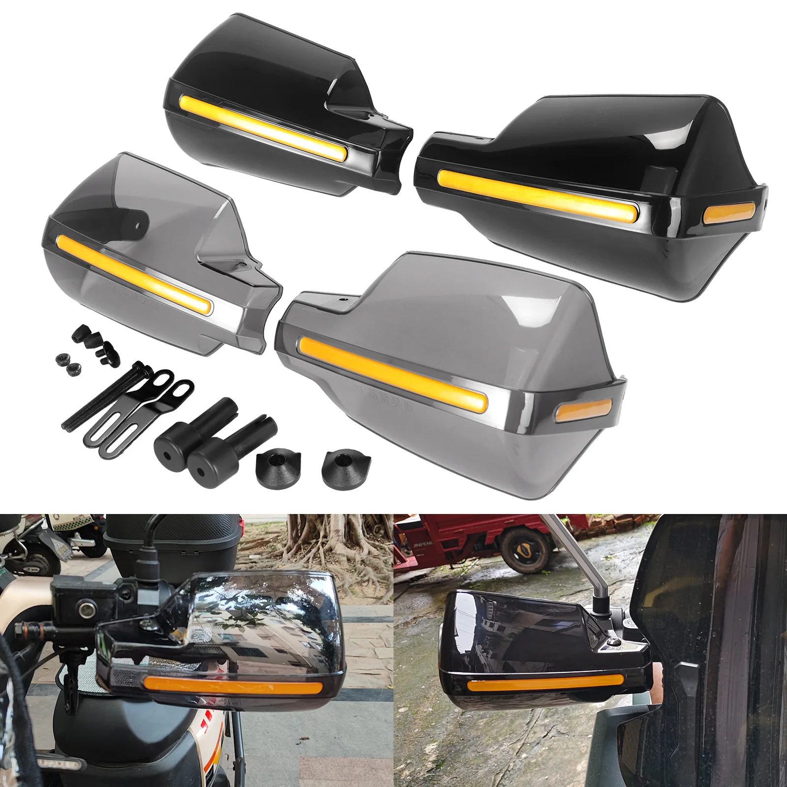 Motorcycle Protection Gear Windproof Handlebar HandGuards Motorbike ...