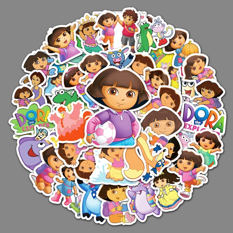 Autocollants-imperm-ables-de-princesse-Dora-pour-enfant-stickers-ducatifs-dessin-anim-pour ...