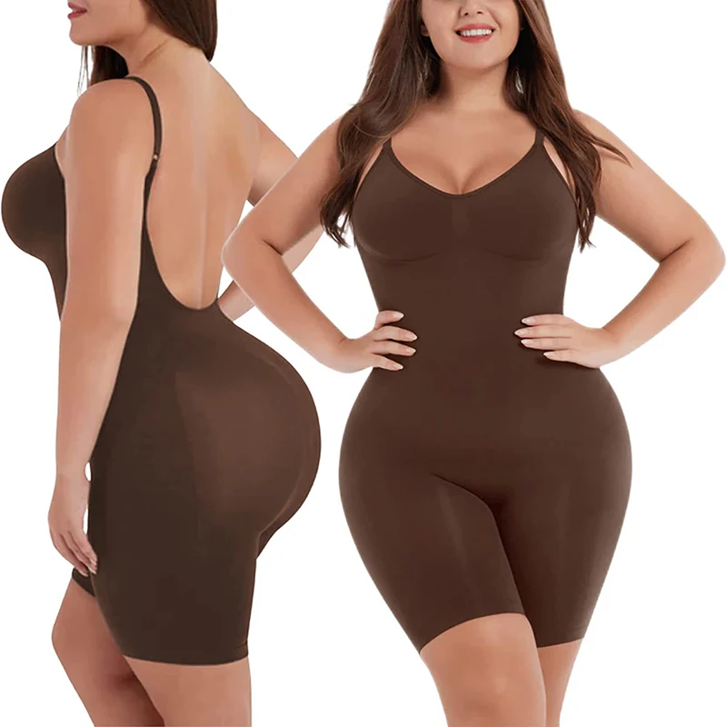 Bodysuits-Full-Coverage-Shapewear-Thigh-Slim-Body-Suit-Low-Back-Butt-Lift-Body-Shaper-Backless ...