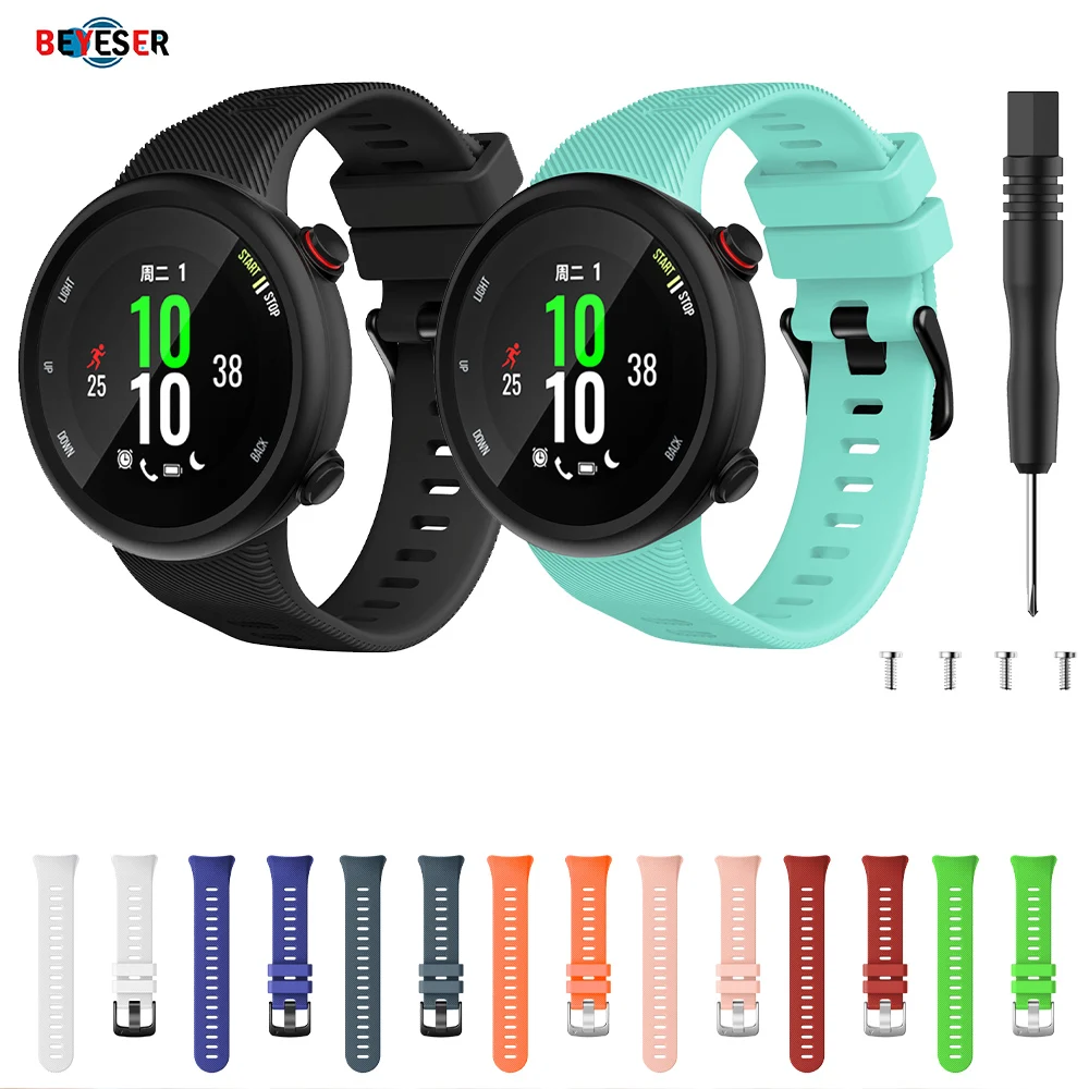 Official-Sports-Strap-For-Garmin-Forerunner-45-45S-Smartwatch-Fashion ...