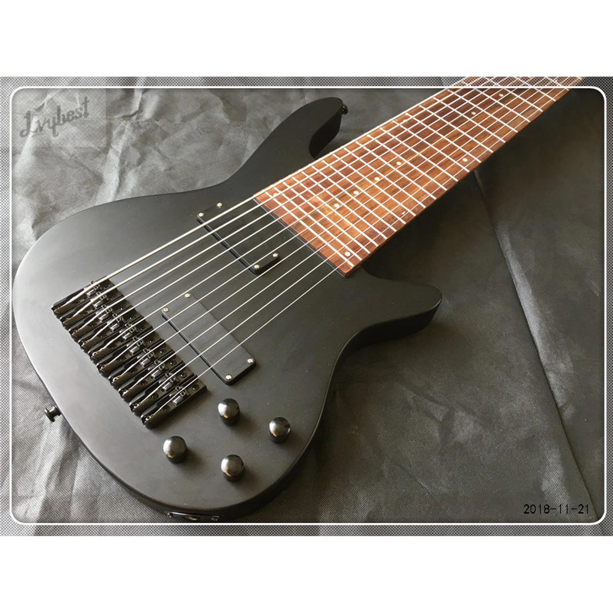 Personalizado-lvybest-10-String-Electric-Bass-Em-Matte-Black-Finish ...