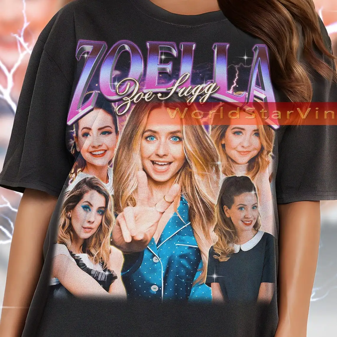 ZOE-SUGG-Vintage-Shirt-Zoe-Sugg-Homage-Tshirt-Zoe-Sugg-Fan-Tees-Zoe ...