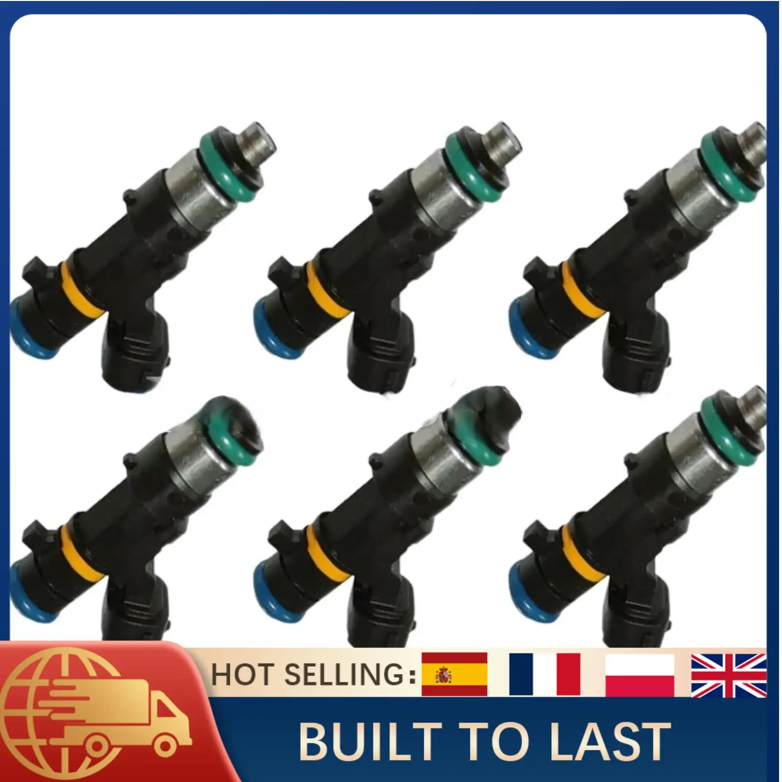 OE 16600-CD700 Fuel Injectors Set of 6 For Nissan 350Z Murano Infiniti ...
