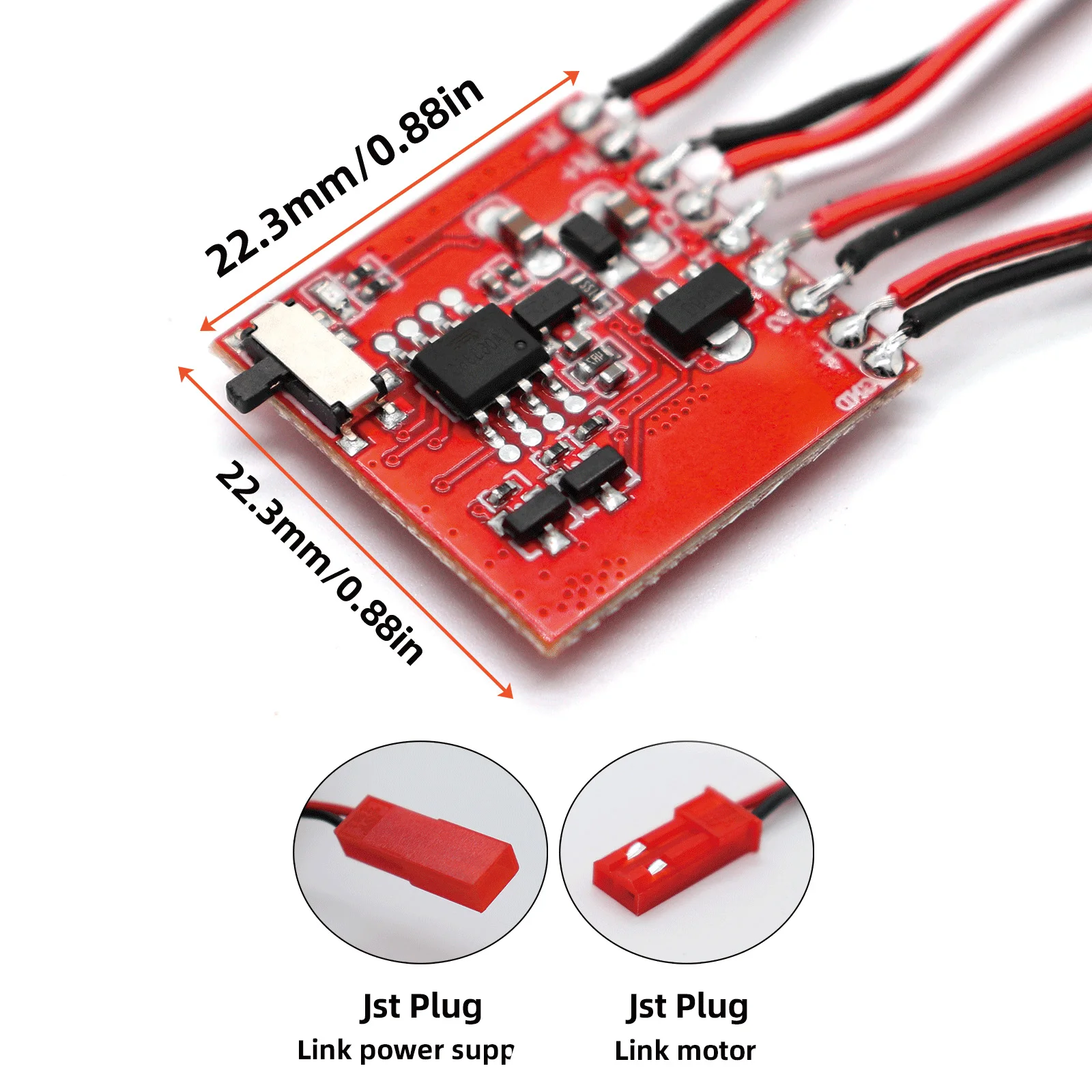 Mini-Brushed-Electric-30A-4-8V-Speed-Controller-ESC-Brush-Electronic ...