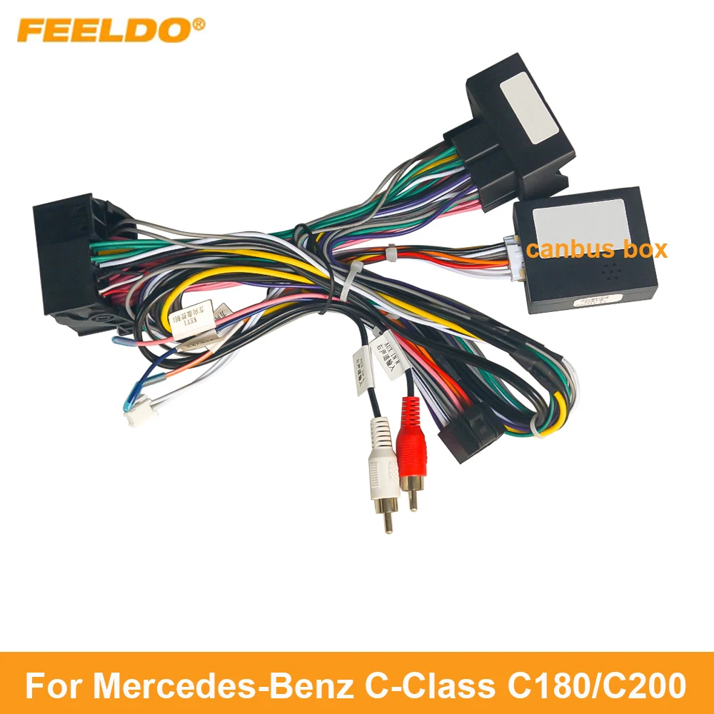 FEELDO-Car-16PIN-Aftermarket-Android-Stereo-Power-Cable-Adapter-For ...