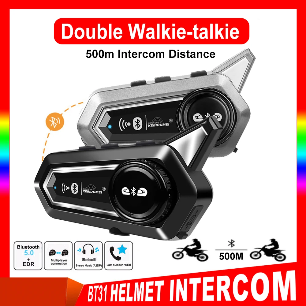 2022-New-BT31-Intercom-Motorcycle-Bluetooth-Headset-for-Helmet-Handsfree-Communicator-with-Noise ...