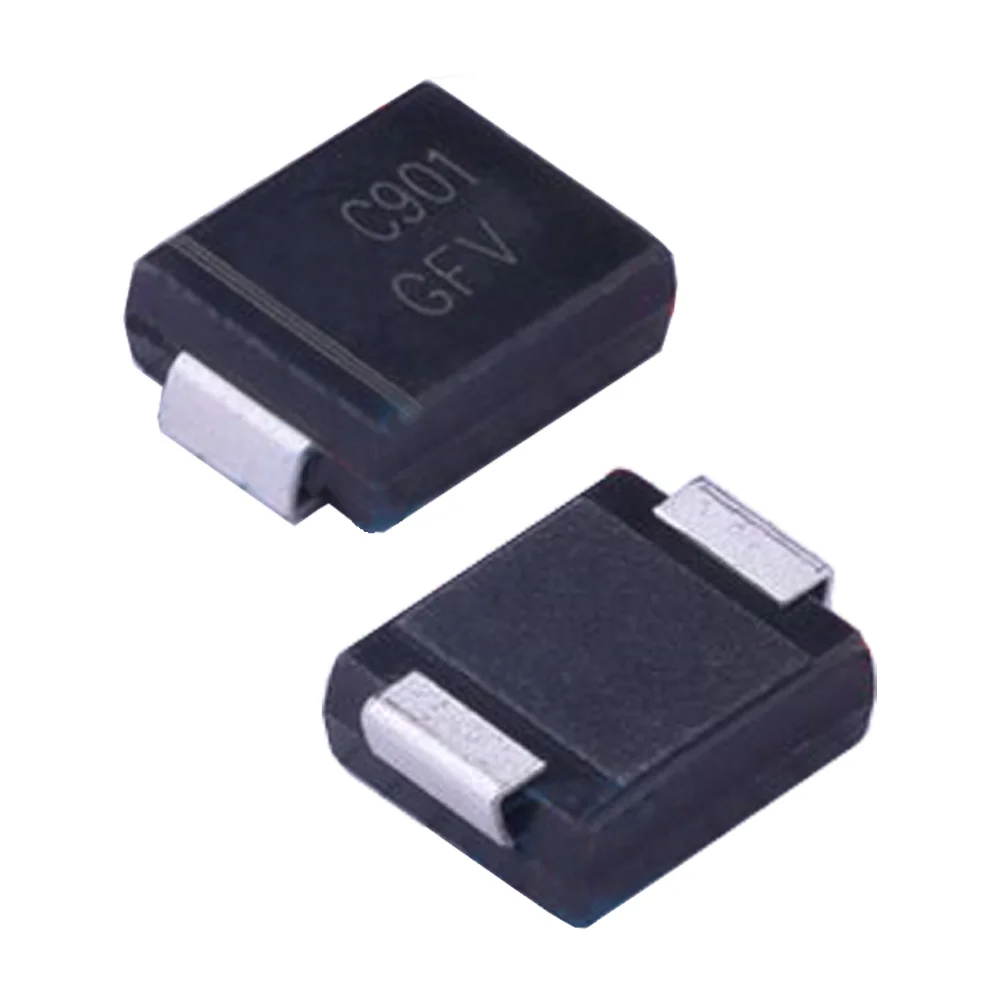 10 Pcs TVS Diode Unidirectional Vrwm:45V SMC(DO 214AB) SMCJ45A ...