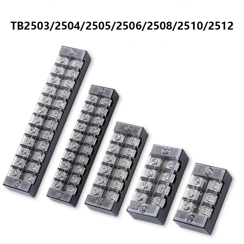 Dual-Row-Strip-Screw-Terminal-Block-Fixed-Wiring-Board-wire-connector ...