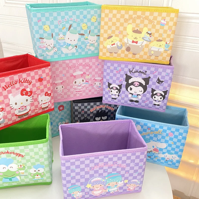 Cartoon-Sanrio-Storage-Box-Canvas-Foldable-Hello-Kitty-Cinnamoroll ...