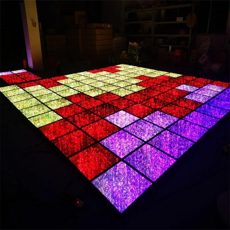 Customized-Starry-Infinity-Abyss-Led-Dance-Floor-Magnetic-3D-Wedding ...