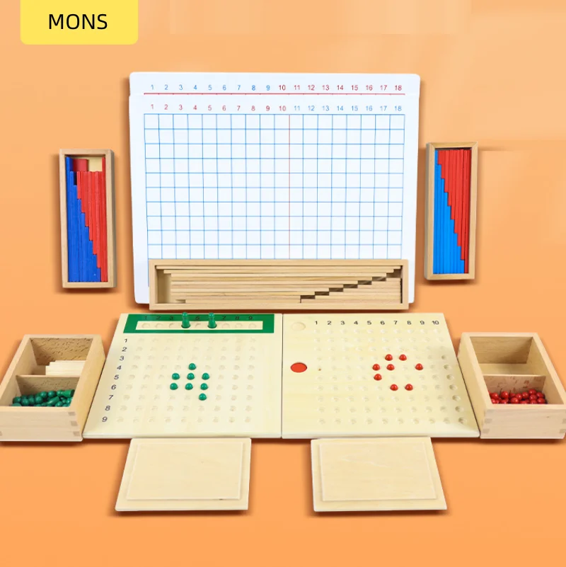 Montessori-Educational-Wooden-Toy-Addition-Subtraction-Multiplication ...