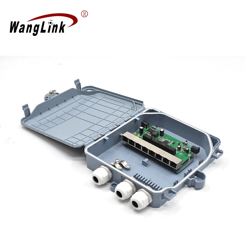 FTTH Outdoor 10/100Mbps Reverse Poe Switch ONU 8 Port RPOE with IP68 ...