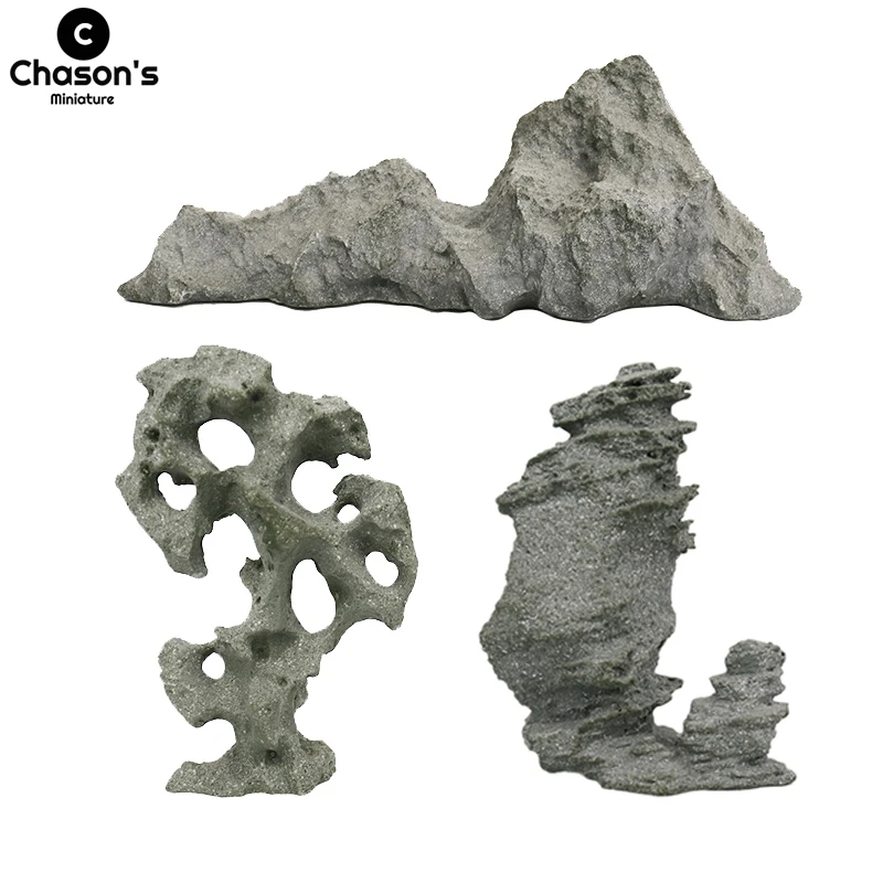 Sandstone-Stone-Miniature-Mountain-Fairy-Garden-Bonsai-Rockery ...