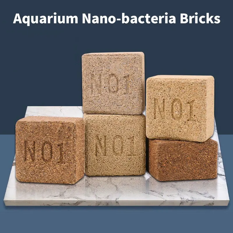 10Pcs Aquarium Nano Ceramic Bacteria Bricks Filter Material Nitrifying ...