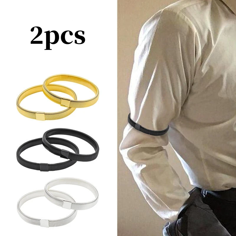 Banda-el-stica-para-el-brazo-para-hombre-2-piezas-soporte-para-camisa ...
