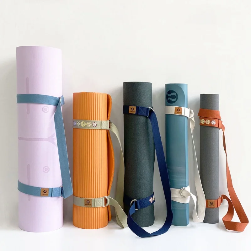 Yoga-Mat-Carrying-Strap-Adjustable-Shoulder-Straps-Pilates-Exercise ...