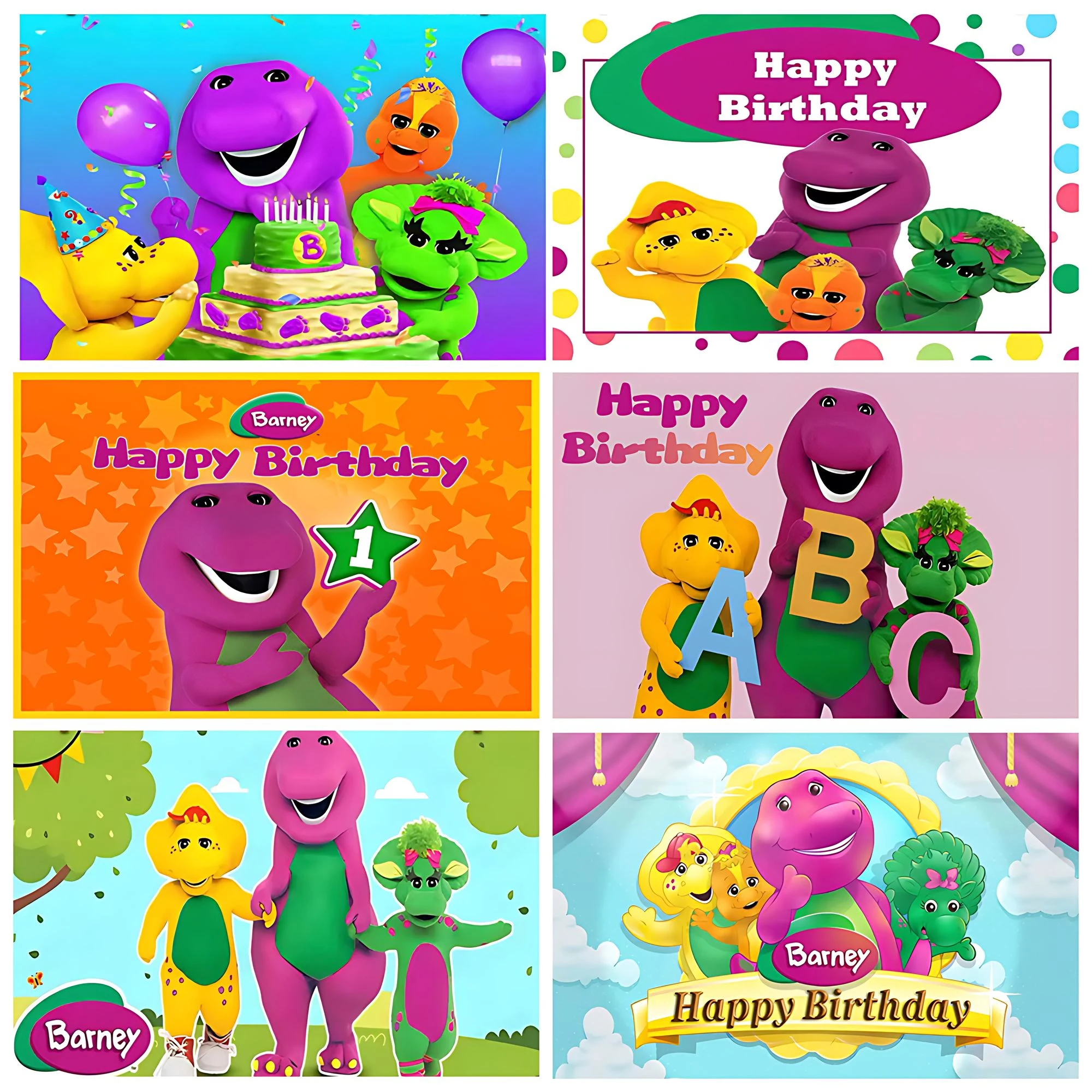 Barney And Friends Birthday Banner