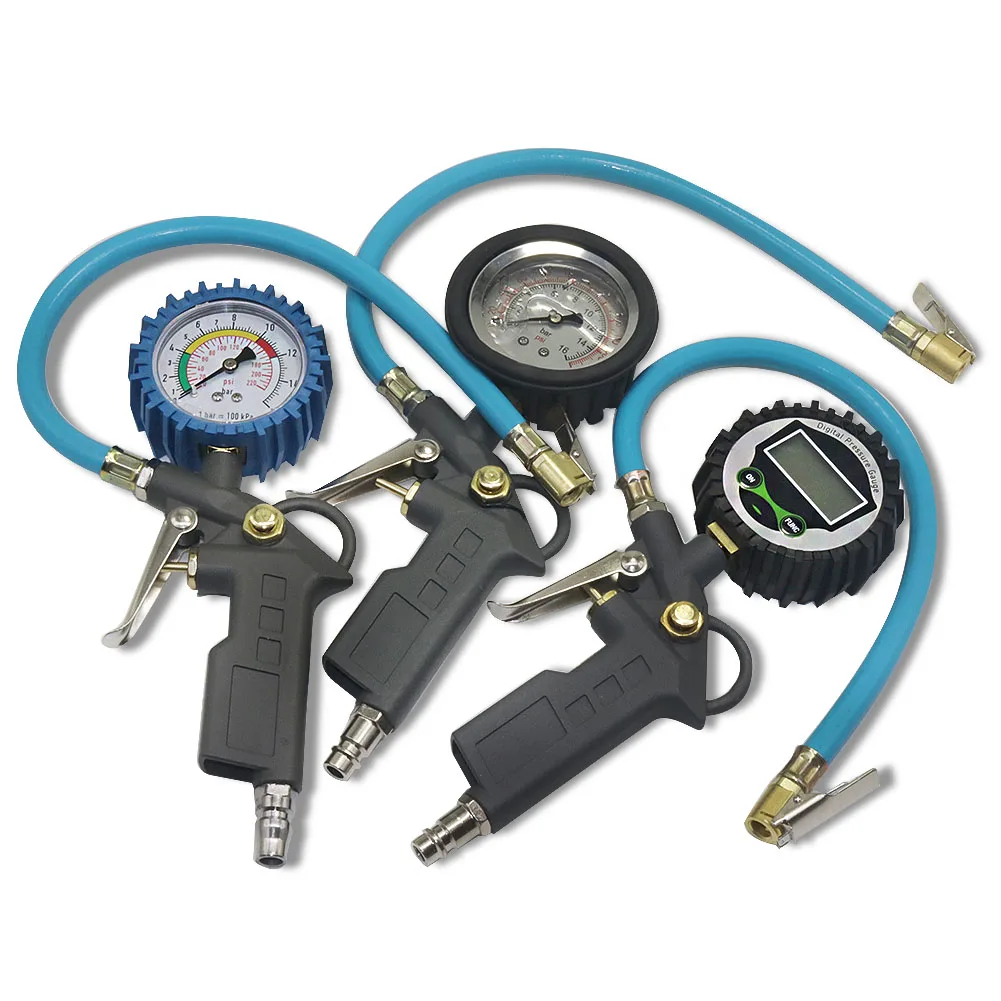 Automobile-Tire-Pressure-Gun-Barometer-American-Style-European-Style ...
