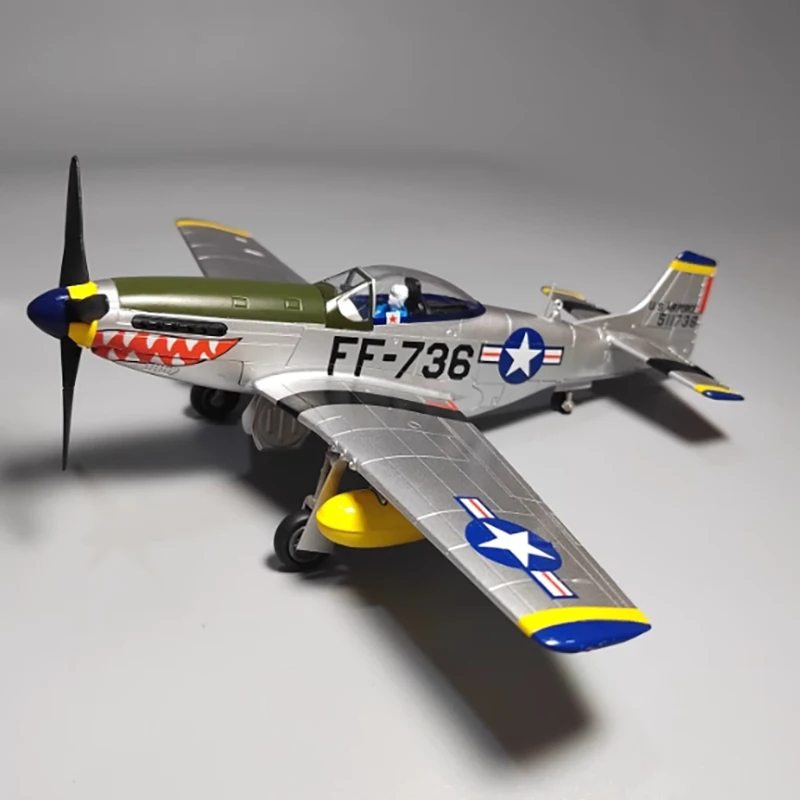 Alloy-Finished-Aircraft-Simulation-Model-Toy-Diecast-Escala-1-48-P51-P-51-Mustang-fighter ...
