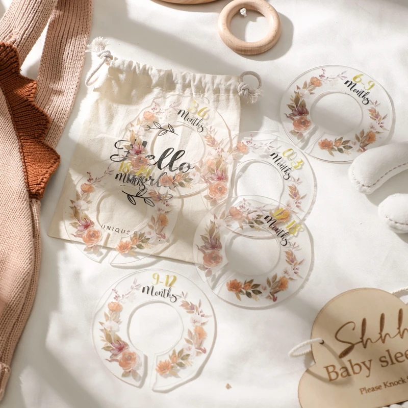 Baby-0-24-Months-Acrylic-Round-Dividers-Closet-Size-Wardrobe-Separator ...