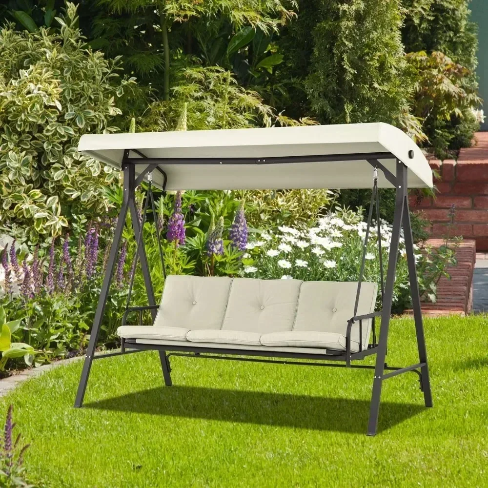 Chaise-balan-oire-de-jardin-hamac-balan-oire-avec-dossier-r-glable-et ...