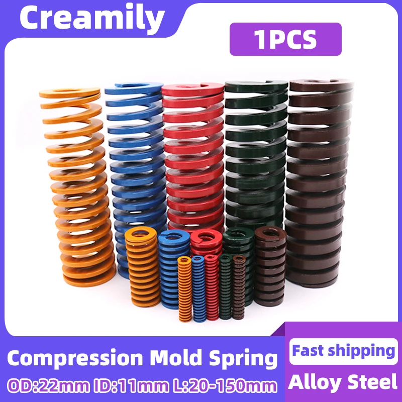 Creamily-1PCS-Loading-Compression-Mould-Die-Spring-Alloy-Steel-Spiral ...