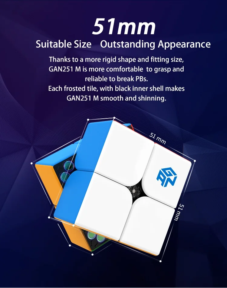 Saut GAN 251M - Cube magique magique magique GAN 251, 251 M Pro Speed ...