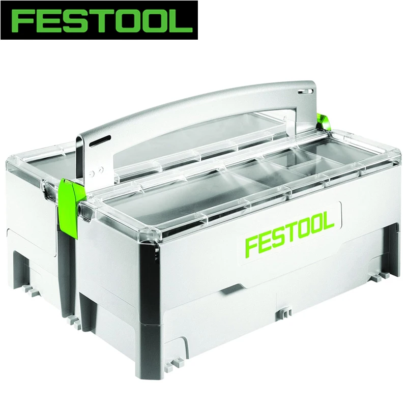 FESTOOL-499901-SYS-Storage-Box-Scalable-Expansion-396-296-167mm-Tools ...