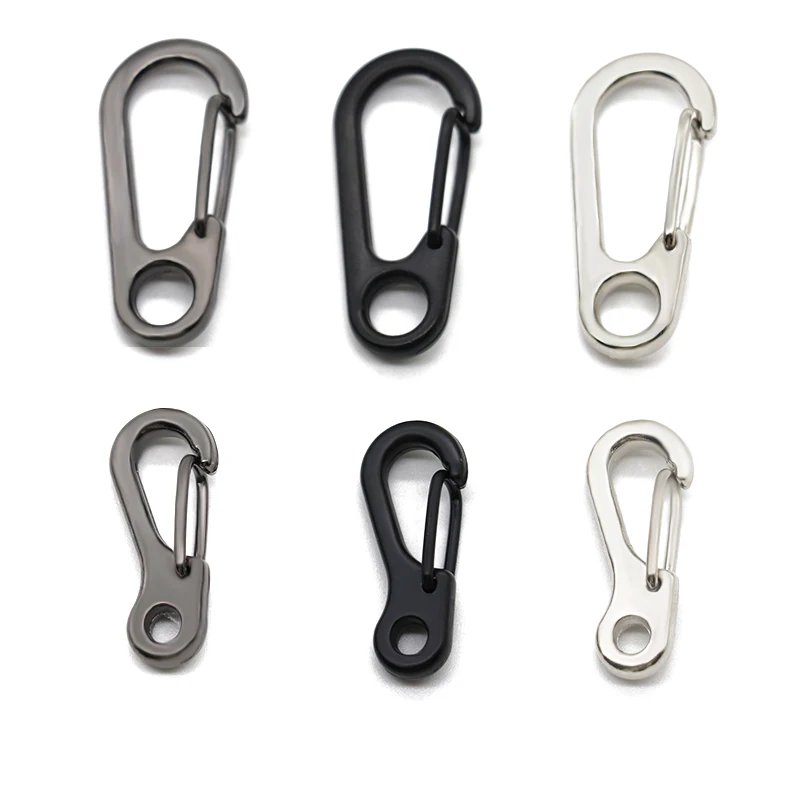 10PCS-Pack-Metal-Black-8-Shaped-Key-Chain-High-Quaility-Key-Rings ...